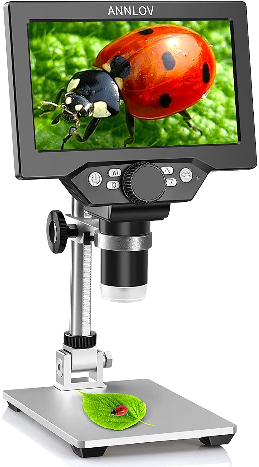 ANNLOV 7 inch LCD Digital Microscope 1200X 1080P